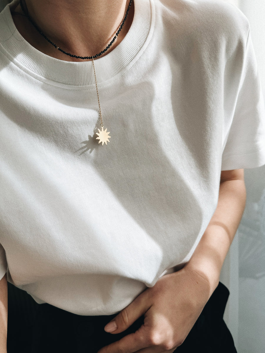 Sun chain spinel necklace – CDIEM Accessories